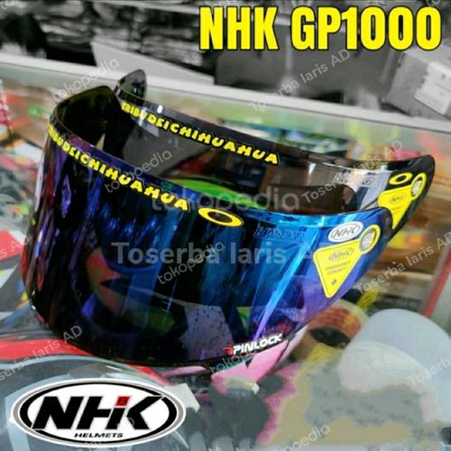 Jual Kaca Visor Flat Iridium NHK GP 1000 - spoiler gp 1000 - Kota Depok ...