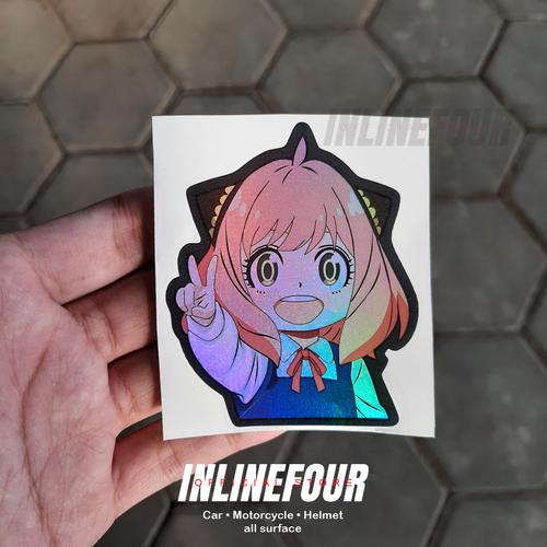 Jual Sticker Hologram Stiker Anime - Anya Forger SPY x Family - Wibu ...
