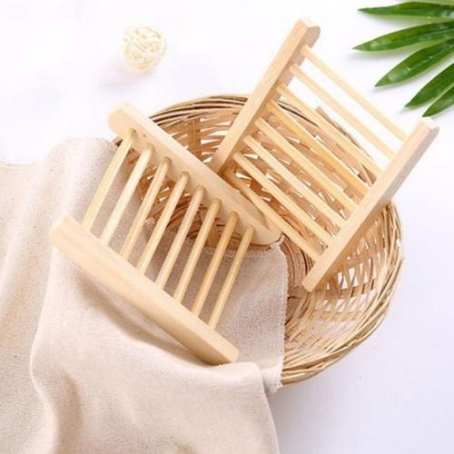 Promo [bamboo] Wooden Soap Dish | Alas Tray Tatakan Sabun Kayu ...