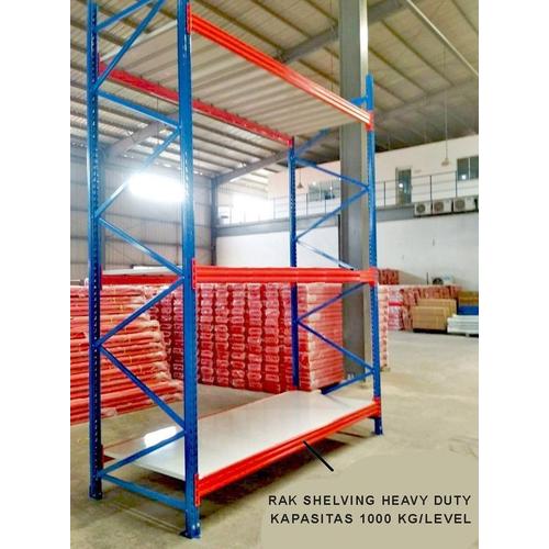 Jual Rak Gudang Heavy Duty Shelving Kapasitas 1 Ton - Rak Besi 3 ...
