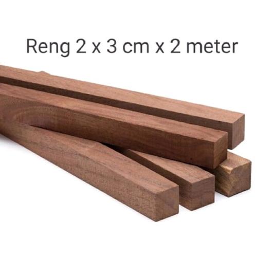 Jual reng kayu 2x3 mahoni panjang 2 meter/kaso custom - 50cm - Kab ...