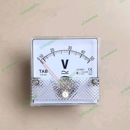Jual Volt Meter Analog AC/DC CR-52 50V Voltmeter - Jakarta Pusat - ys ...