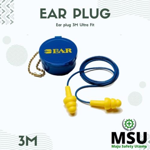 Jual safety earplug 3m ear ultrafit 340-4002 ear plug 3m ultra fit ...