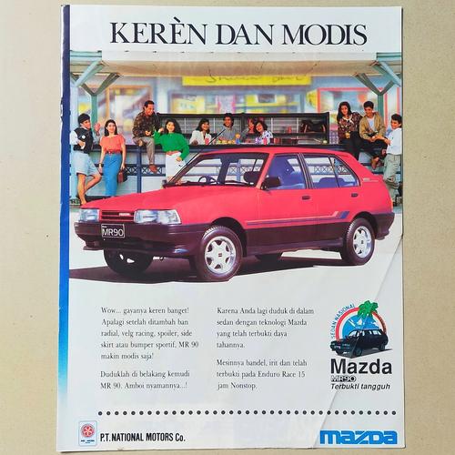Jual Iklan jadul Mobil Mazda MR90 - original dari majalah lawas - Kota ...