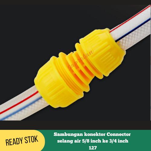 Jual Sambungan konektor Connector selang air 5/8" ke 3/4" inch 127 ...