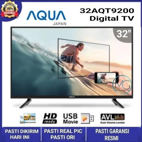 Promo AQUA 32 inch AQUA JAPAN LE 32AQT9200 LED TV Digital Miracast ...