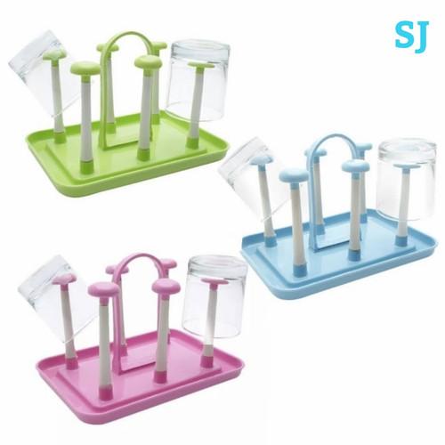Jual Tempat Gelas Plastik Stand Gelas Rak Gelas Plastik BISA GOSEND ...