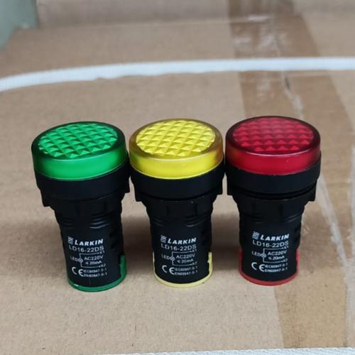 Jual Larkin LD16-22DS Pilot Lamp LED Merah Kuning Hijau Biru 220V ...