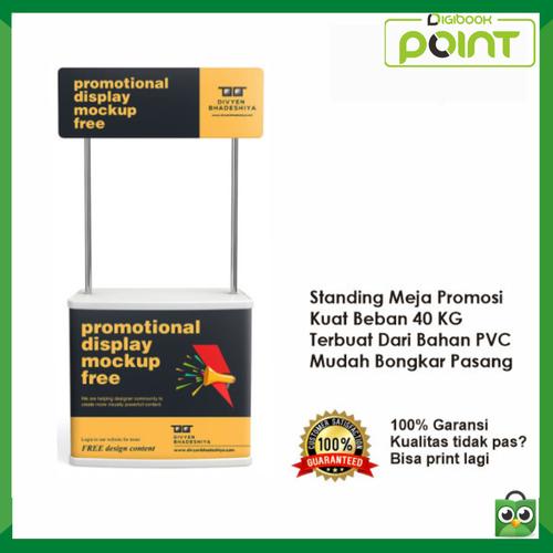 Jual Request Standing Meja Promosi / Booth Portable Event desk Printing ...