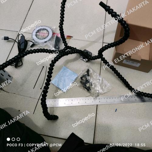 Jual octopus helping hand pegangan pcb buat nyolder model gurita+lup ...