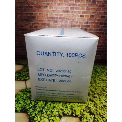 Jual NEEDLE WING 22G ISI 100 PCS BLOOD COLLECTION NEEDLE BUTTERFLY ...