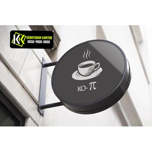 Jual Jual Neon Box Bulat Neon Box Bulat Cafe / Bakso Neon Box Led ...