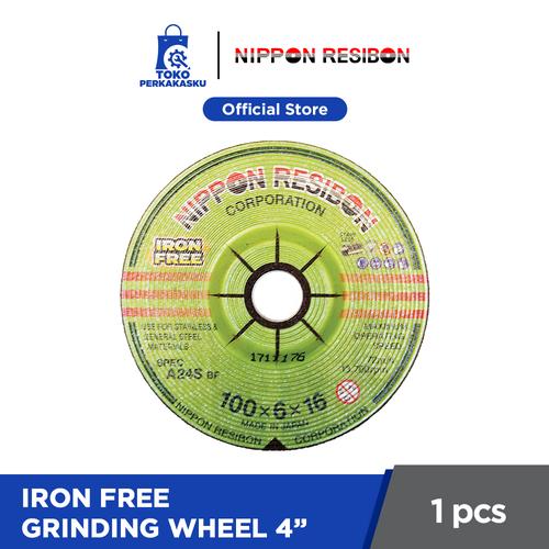 Promo Nippon Resibon Iron Free Grinding Wheel | Batu Gurinda/Gerinda 4 ...