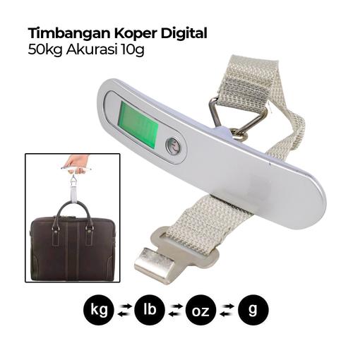 Jual Timbangan Koper Digital LCD Portable Scale 50kg Akurasi 10g ...