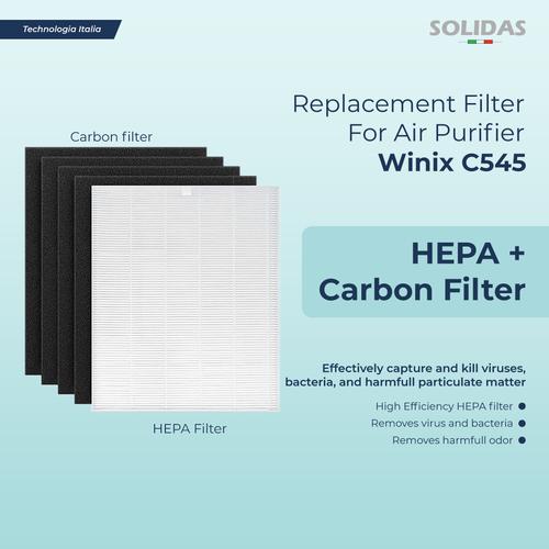Jual Replacement Filter Air Purifier Winix C545 / HEPA+Carbon - Jakarta ...