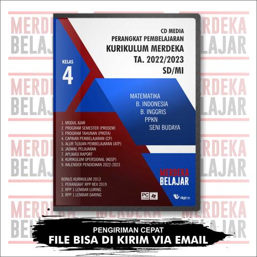 Jual CD KURIKULUM MERDEKA PERANGKAT PEMBELAJARAN RPP SD/MI KELAS 4 TA.22/23 - Kab. Banyumas ...