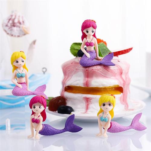 Jual CCM03 Cake Topper Mermaid 3D Putri Duyung Dekorasi Kue Ultah Anak ...