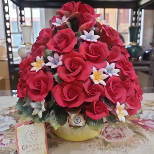 Jual bunga itali/bunga capodimonte/bunga kramik porcelain italy ...