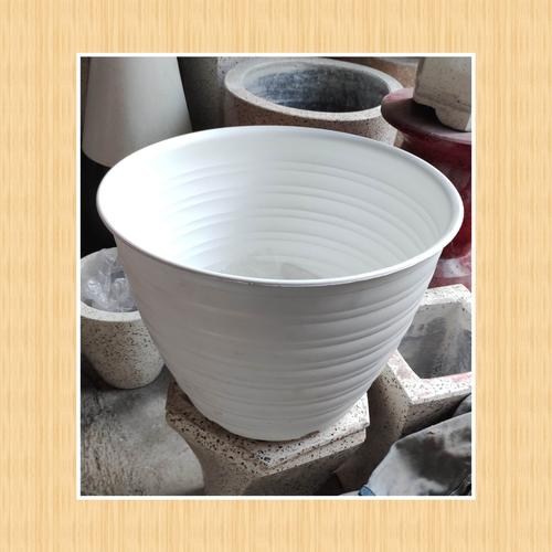 Jual jual pot tanaman plastik putih dia 10cm - 50cm - 20cm - Kota ...