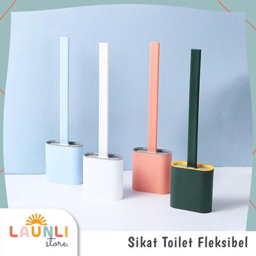 Jual Sikat WC Silikon Kamar Mandi Brush Toilet Alat Pembersih Closet ...