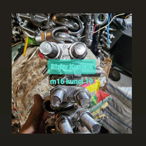 Jual Klem Seling / Klem Sling / Kuku Macan 16 mm Stainless m16 - Kota ...