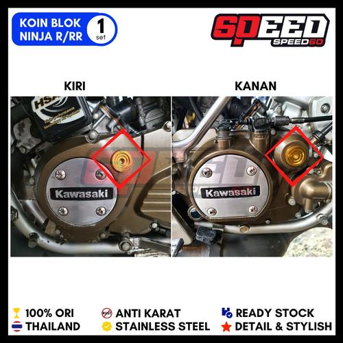 Jual Probolt Koin Blok Kawasaki Ninja R RR Stainless King Nut Thailand ...