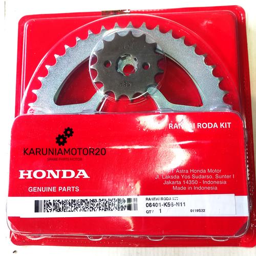 Jual Rantai Gearset Gear Gir Set Supra GTR 150 Original AHM 06401-K56 ...