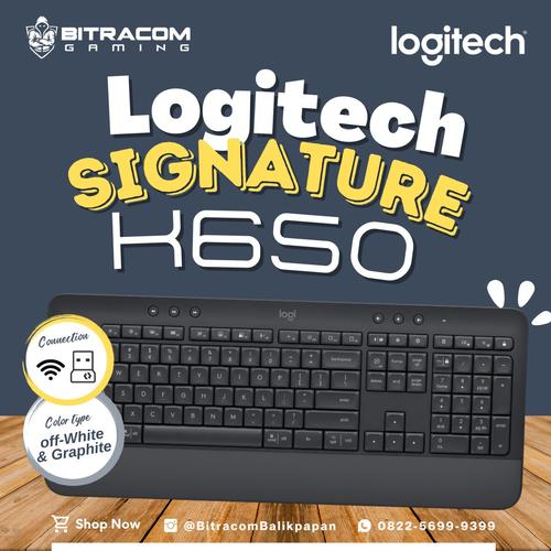 Jual Logitech - K650 - Signature K650 Signature - Keyboard Wireless ...