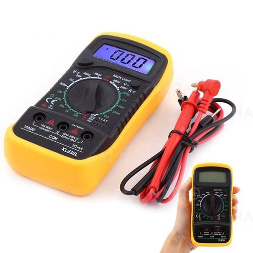 Jual Multimeter Digital Multitester Excel XL830L CATII AVO Volt Amper ...