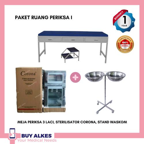 Jual Paket Ruang Periksa Klinik Rumah Sakit Bed Periksa Sterilisator ...