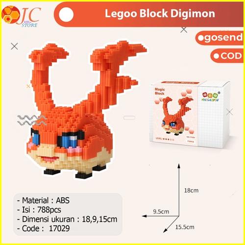 Jual JC Lego Block Digimon - Bricks Education Nano Block / Mainan Balok ...
