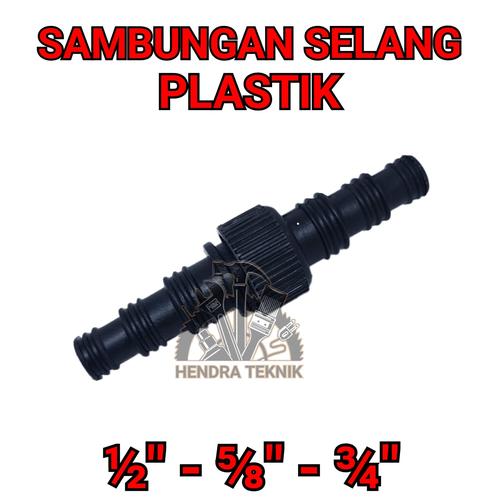 Jual SAMBUNGAN SELANG PLASTIK 1/2" 5/8" 3/4" PVC SAMBUNGAN SELANG AIR ...