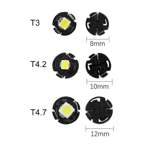 Jual Lampu Led T3 T4.2 T4.7 Dashboard Panel AC Speedometer Wedge Mobil ...
