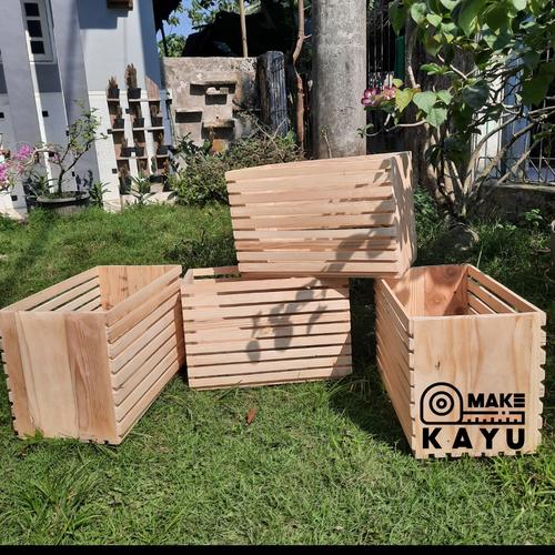 Jual wooden crate kayu jati velanda box kayu box custom - Kab ...
