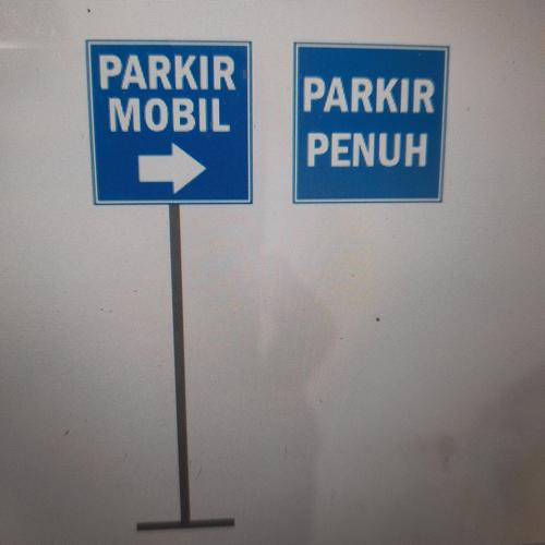 Jual rambu parkir 2 muka penuh arah panah - Kota Surabaya - Piramida ...