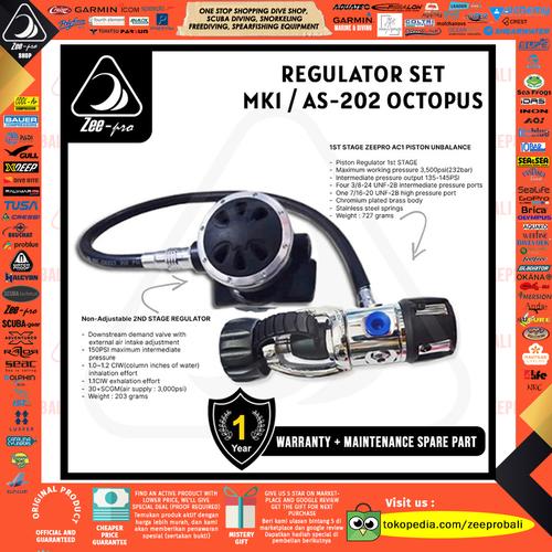 Jual Alat Selam Scuba Dive Gear 1st 2nd Stage Regulator Diving Zeepro ...
