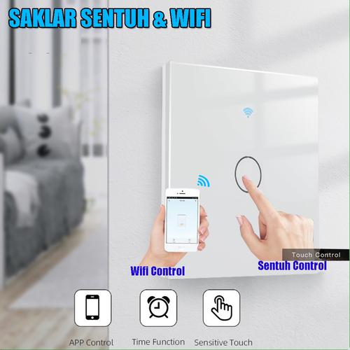 Jual Saklar Lampu Rumah Wifi dan Sentuh Smart Saklar Wireless Switch ...
