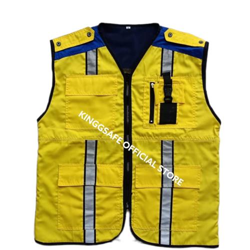 Jual Rompi Safety Proyek PU Bahan Taslan Warna Kuning 3M Scotlight ...