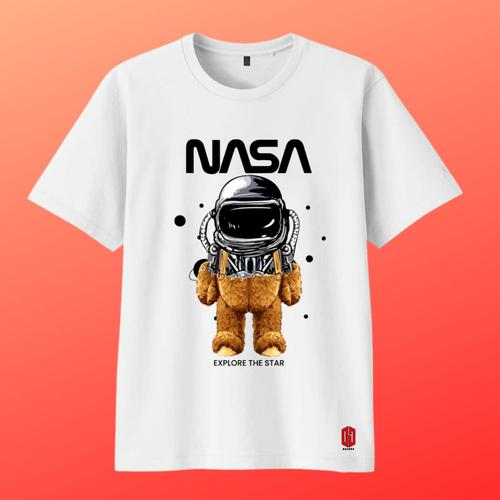 Promo KAOS DISTRO MOTIF NASA ORI BY HAENHA - HC1001 PUTIH, XXL ...