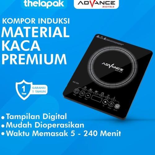 Jual KOMPOR LISTRIK INDUKSI ADVANCE IDC-200 INDUCTION COOKER DAYA 600 ...