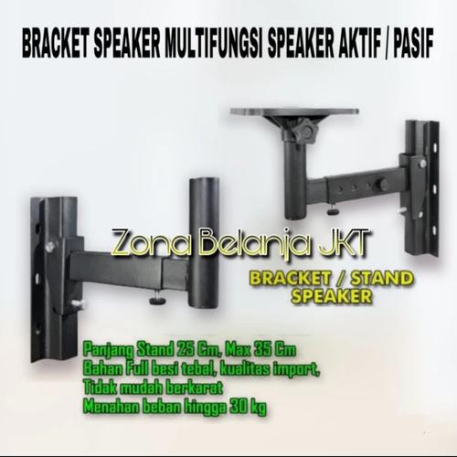 Jual Bracket Speaker Dinding Aktif Pasif Universal Import / Breket ...