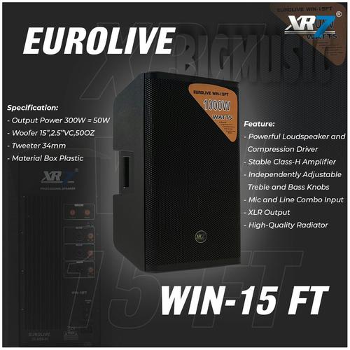 Jual Speaker Aktif XR7 Eurolive Win 15 FT Original 15 inch Eurolive Win ...