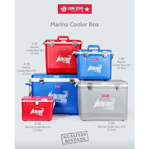 Jual Marina Cooler Box / Box Pendingin 10 - 16 Liter Merk Lion Star ...