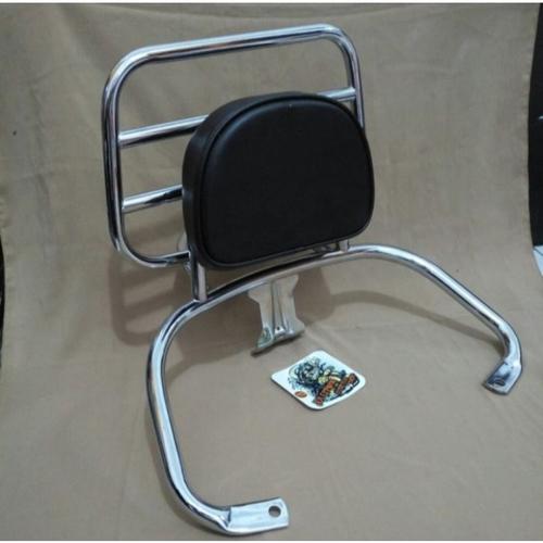 Promo Back Rack Motor Uwinfly Plus Bantalan Busa, - Crome/coklat, Motor ...