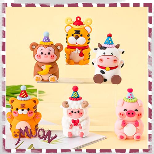 Jual Figurin Hiasan Kue Shio Aneka Hewan Gendut Chinese Zodiac Cake ...