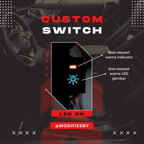 Jual Custom Switch Saklar Lampu LED LIGHT on off - LIGHT BULB, Kuning ...