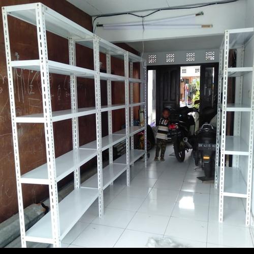 Jual Rak besi siku, Rak Besi 5 susun, rak gudang, rak barang - Kota ...