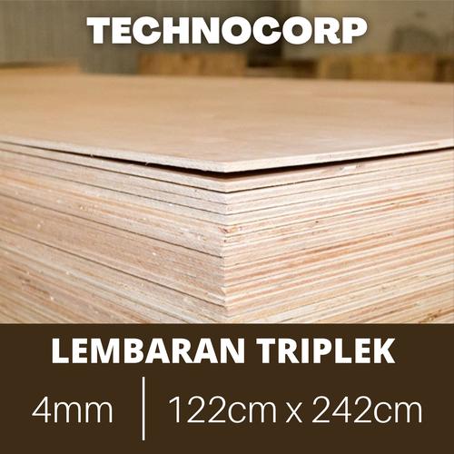 Jual LEMBARAN KAYU TRIPLEK 4MM / KEPING MULTIPLEK PLAFON ASBES 4 MM ...