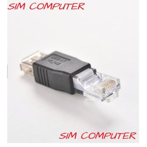 Jual USB TO LAN USB KE LAN Adapter Converter LAN Ethernet RJ45 Male Ke ...