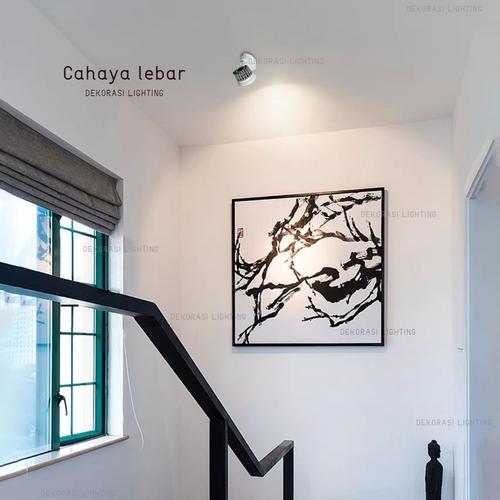 Jual Lampu sorot led 10w spotlight cahaya focus lebar kaki plafon ...